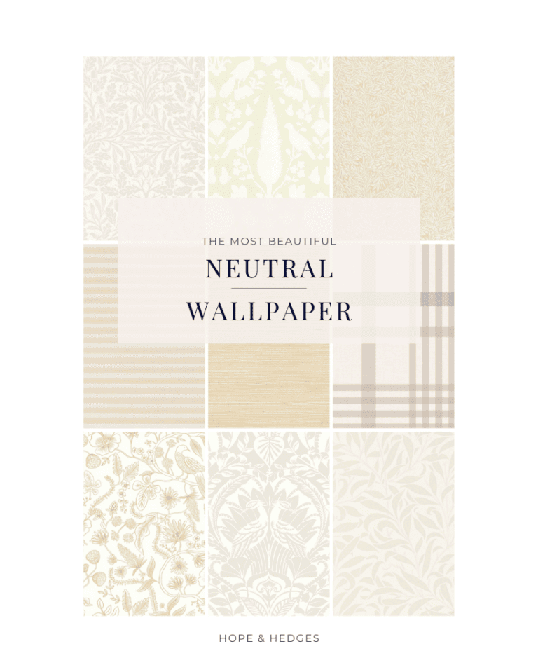The Most Beautiful Neutral Wallpaper Designs For Your Home | Hope And ...