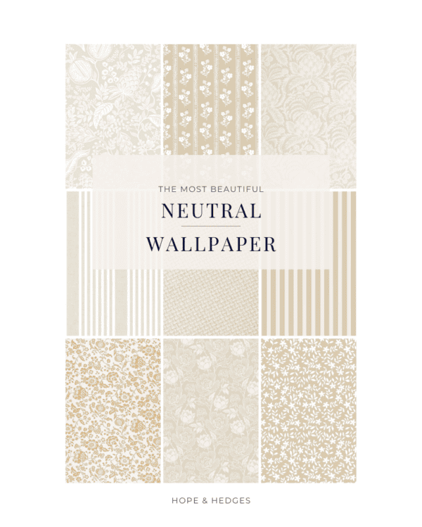 The Most Beautiful Neutral Wallpaper Designs For Your Home | Hope And ...