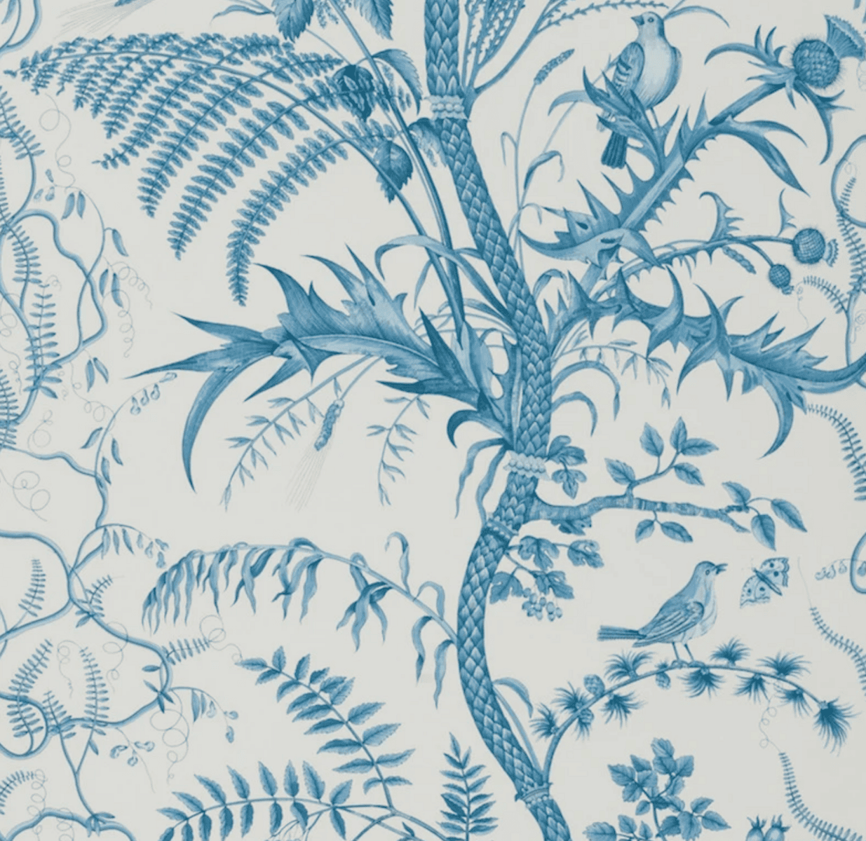 The Most Beautiful Blue And White Wallpaper | Hope And Hedges