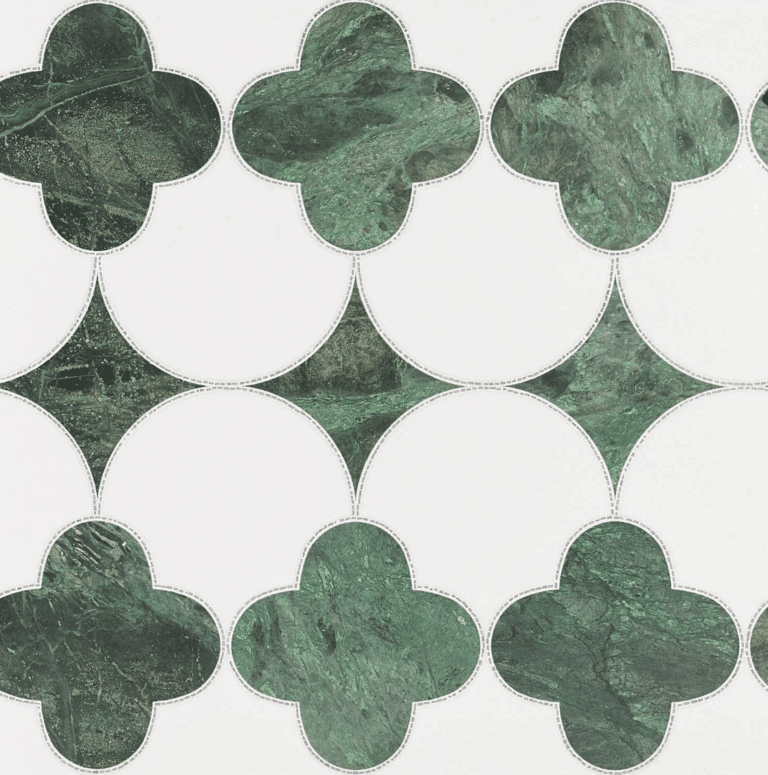 Classic Quatrefoil Tile Design Ideas (Clover Tile) | Hope And Hedges
