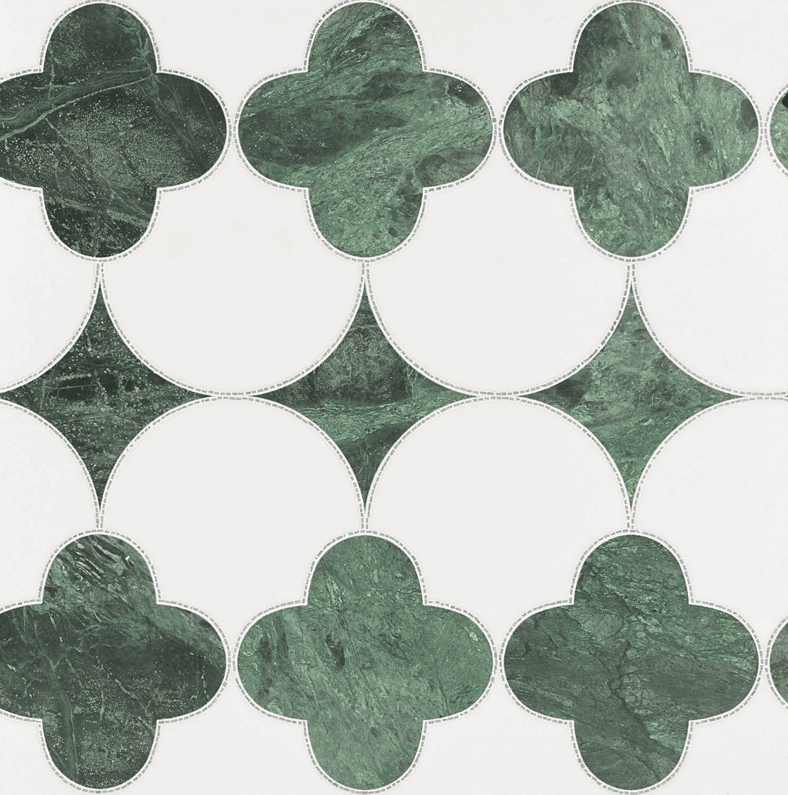 Classic Quatrefoil Tile Design Ideas (Clover Tile) | Hope And Hedges