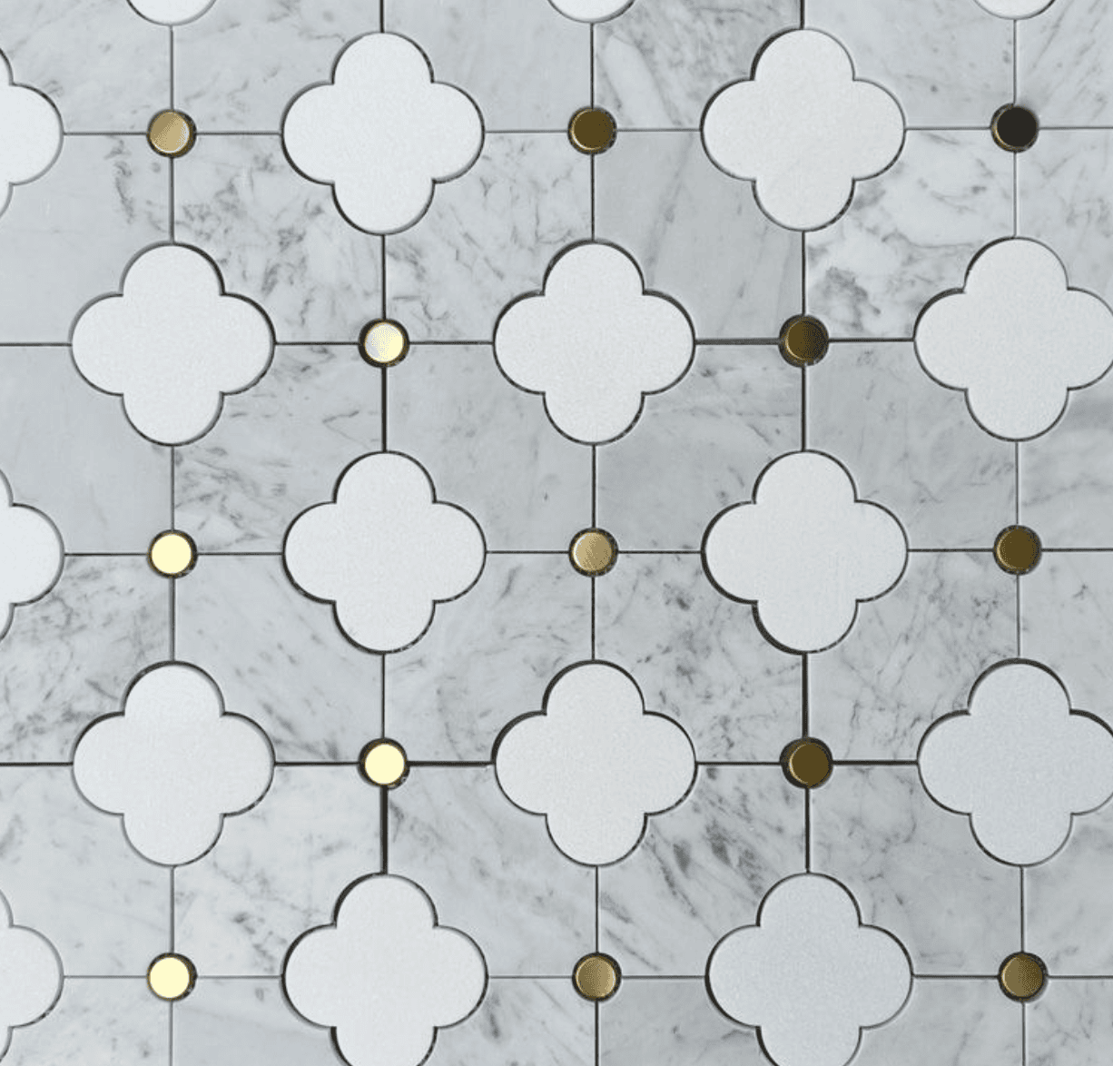 Classic Quatrefoil Tile Design Ideas (Clover Tile) | Hope And Hedges