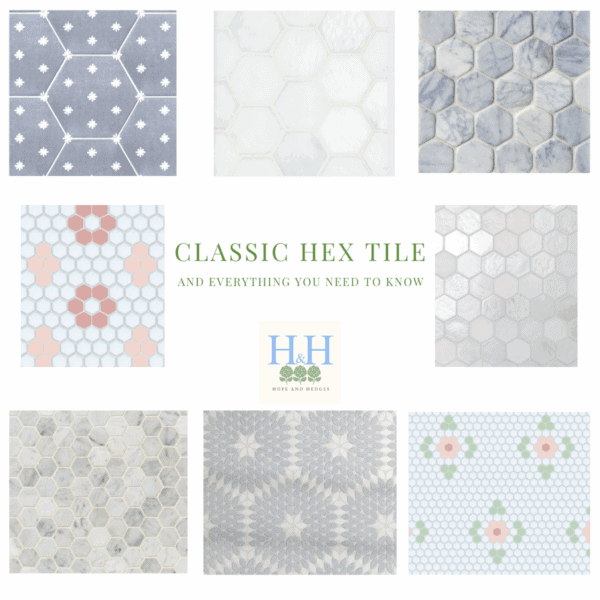 Versatile and Timeless Hex Tile Designs (Hexagon Tiles) | Hope And Hedges