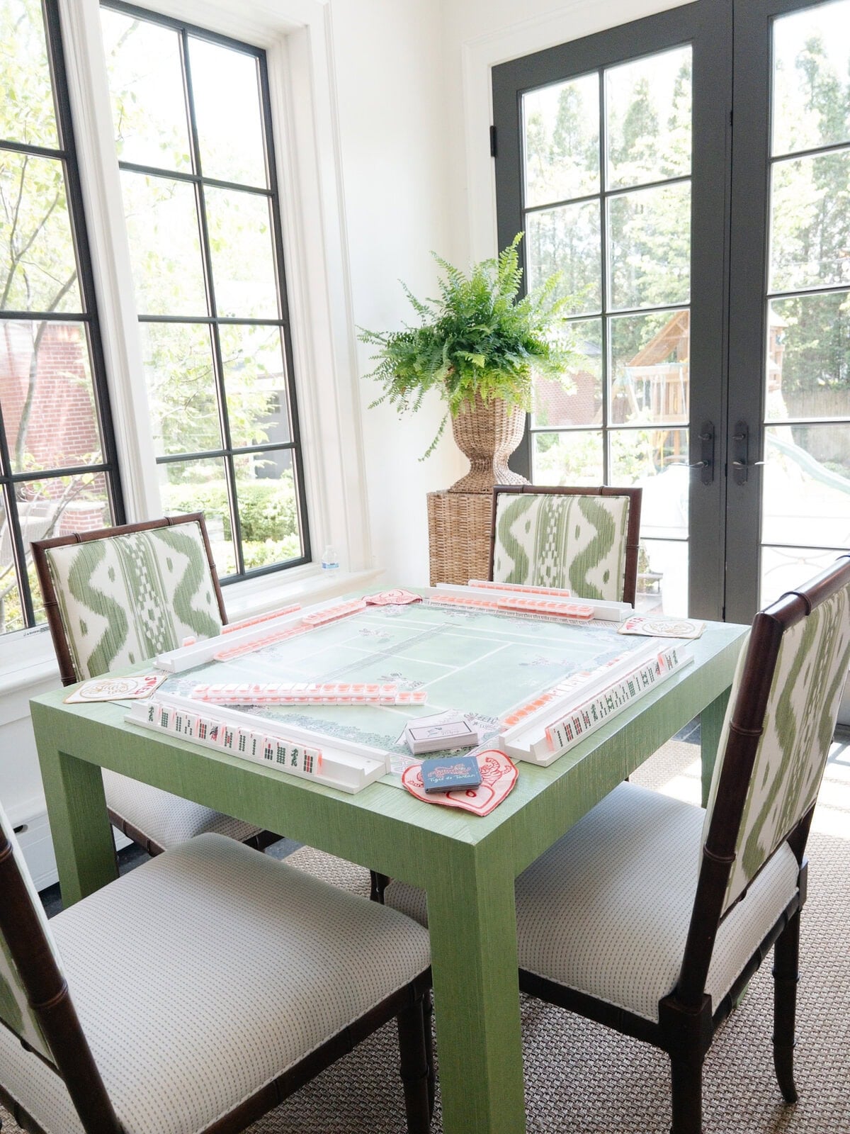 34 Gorgeous Mahjong Table Ideas You'll Love | Hope And Hedges