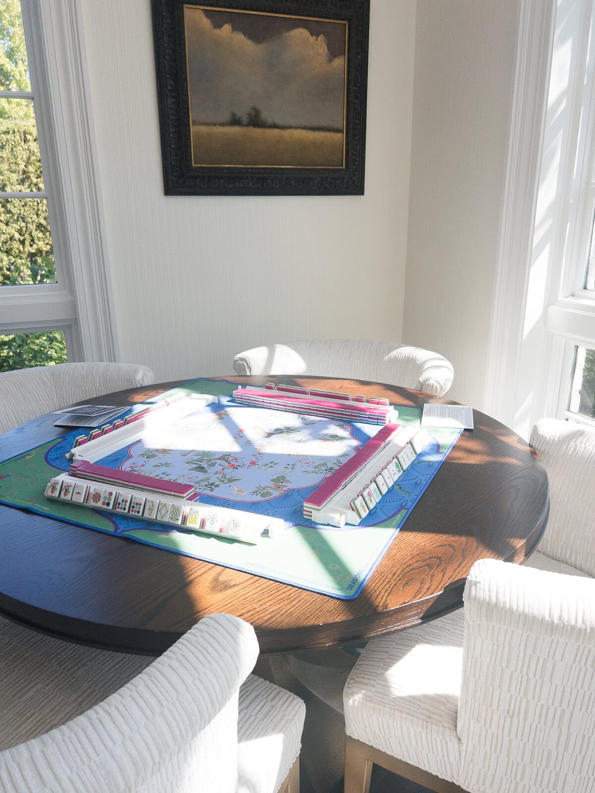 34 Gorgeous Mahjong Table Ideas You'll Love | Hope And Hedges