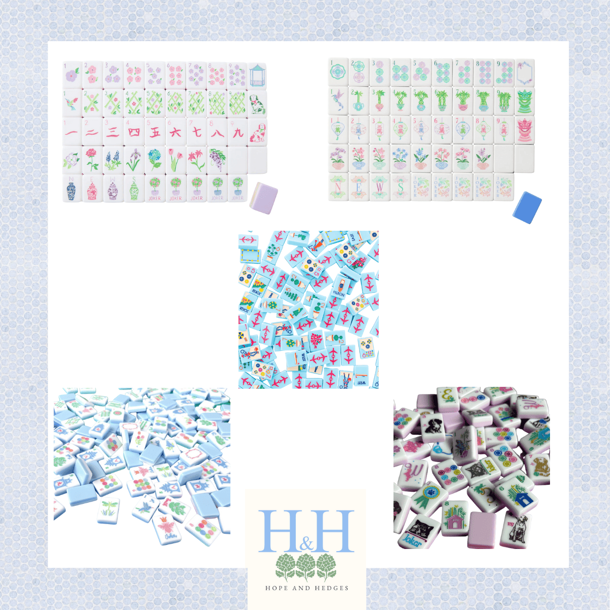 Beautiful Mahjong Tiles You'll Love | Hope And Hedges